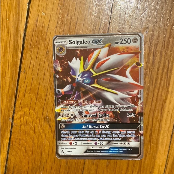 Toys | Solgaleo Gx Pokmon Card | Poshmark